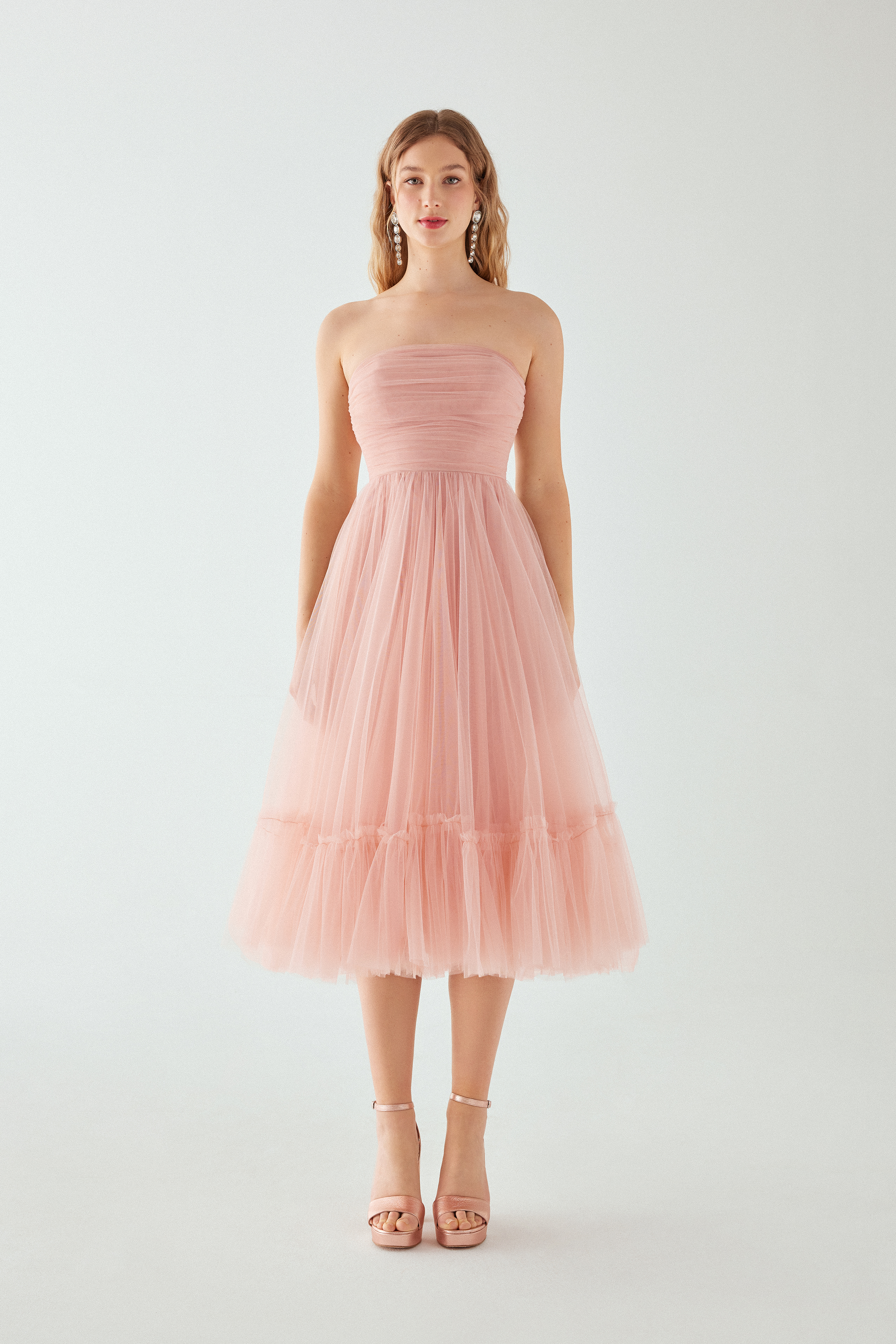 Abito Midi Turchese | Atelier Emé